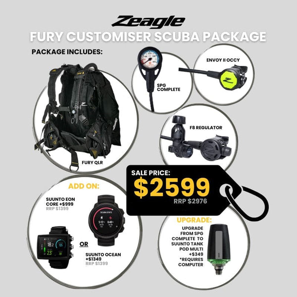 Zeagle Fury Scuba Package - Zeagle - Free shipping - South West Rocks ...